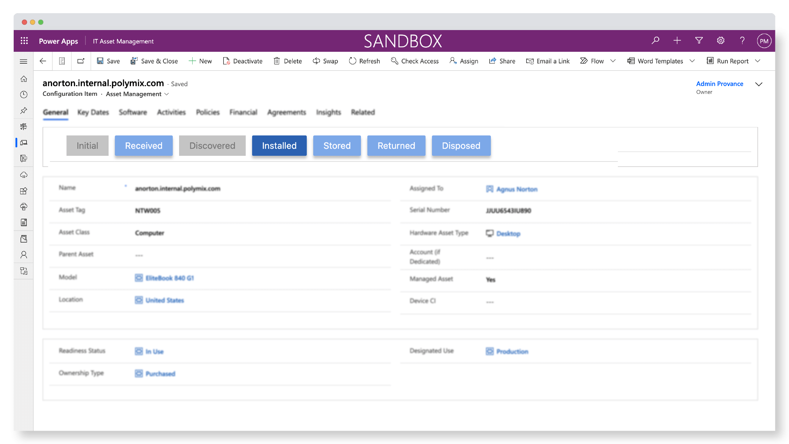 ServiceTeam ITAM – Provance